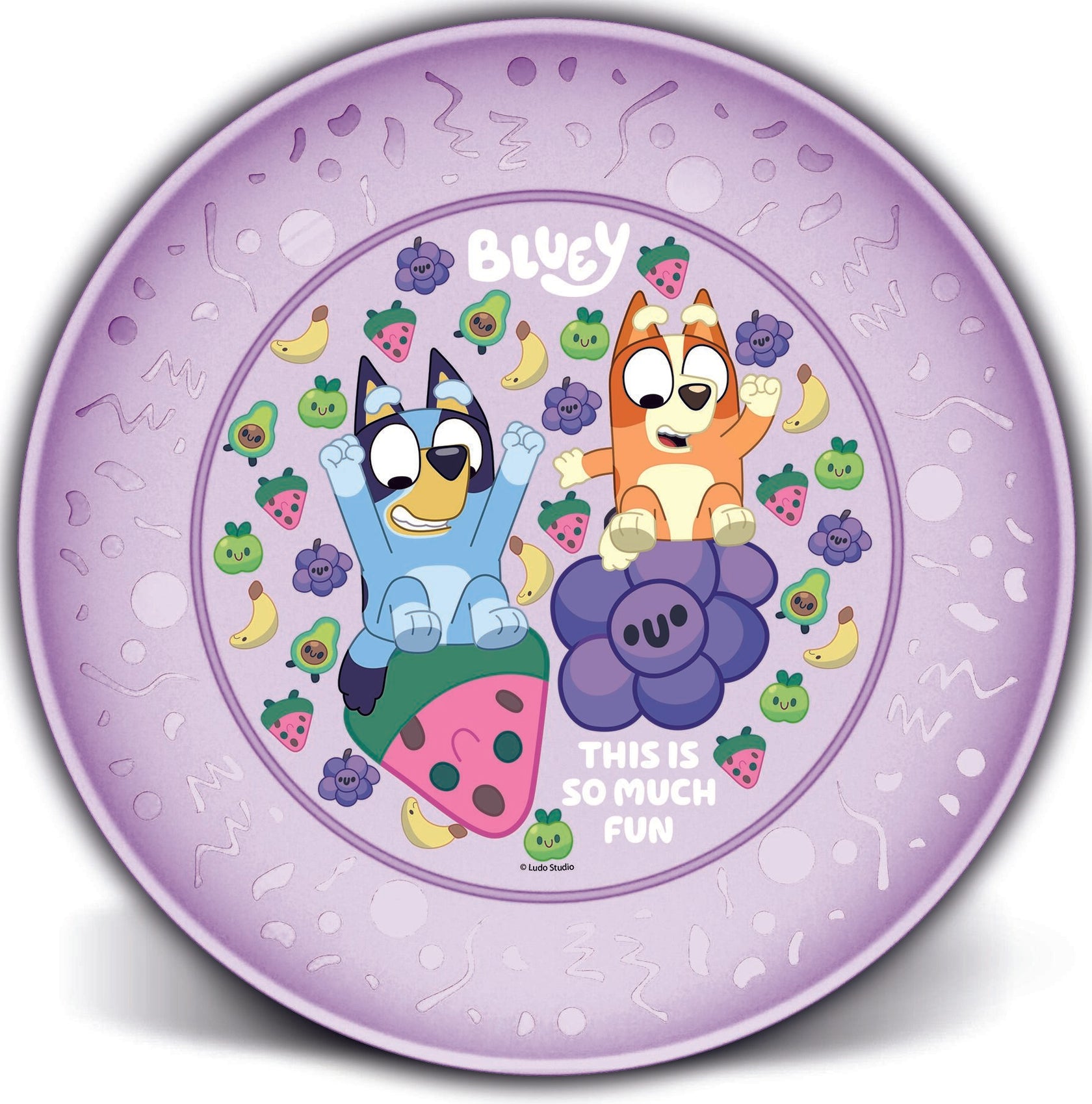 Bluey Party Plate – I Love Stuff